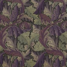 Acanthus Tapestry Fabric in Grape/Heather by Morris & Co