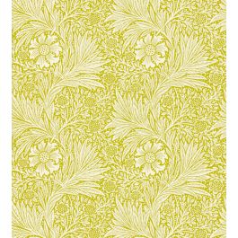 Marigold Wallpaper in Chartreuse by Morris & Co