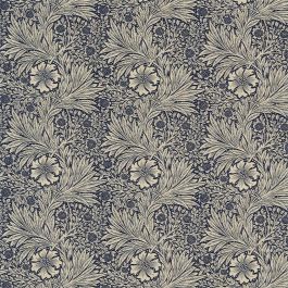 Marigold Fabric in Indigo/Linen by Morris & Co