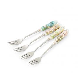 Pastry Forks Set of 4 in Multi by Morris & Co