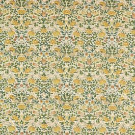 Rose Fabric in Weld/Leaf Green by Morris & Co