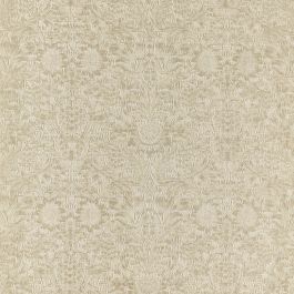 Sunflower Caffoy Velvet Fabric in Fired Biscuit by Morris & Co