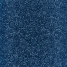 Sunflower Caffoy Velvet Fabric in Inky Fingers by Morris & Co