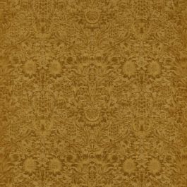 Sunflower Caffoy Velvet Fabric in Sussex Rush by Morris & Co