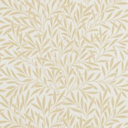 Willow Wallpaper in Buff by Morris & Co