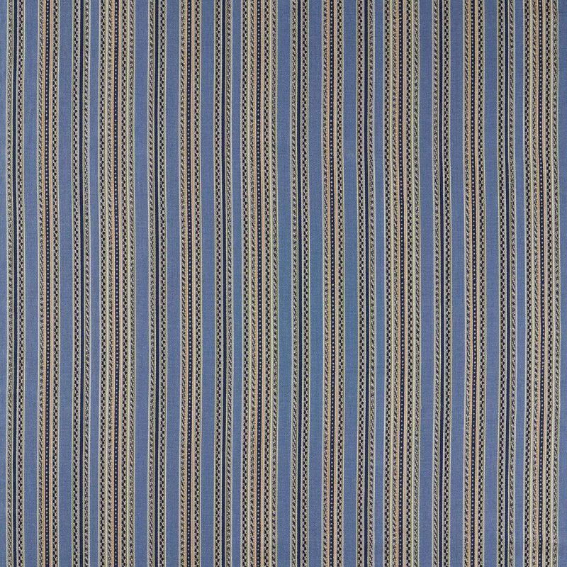 Bexleyheath Stripe Fabric in Woad by Morris & Co