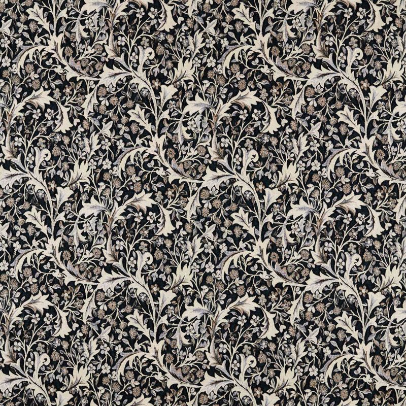 Clover & Vine Weave Fabric in Forest by Morris & Co