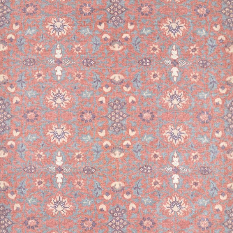 Wilton Warp Print Fabric in Madder by Morris & Co