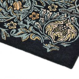 Bird Rug in Webbs Blue by Morris & Co