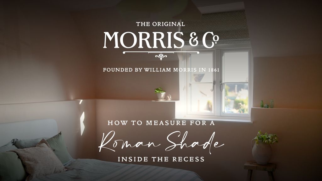 Roman shade measuring guide