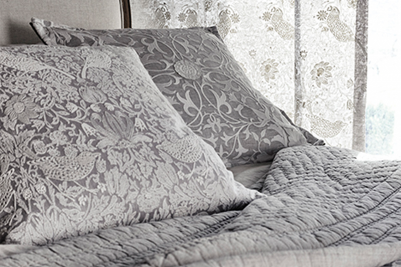 Discover five authentic adaptations of Morris’s Strawberry Thief design