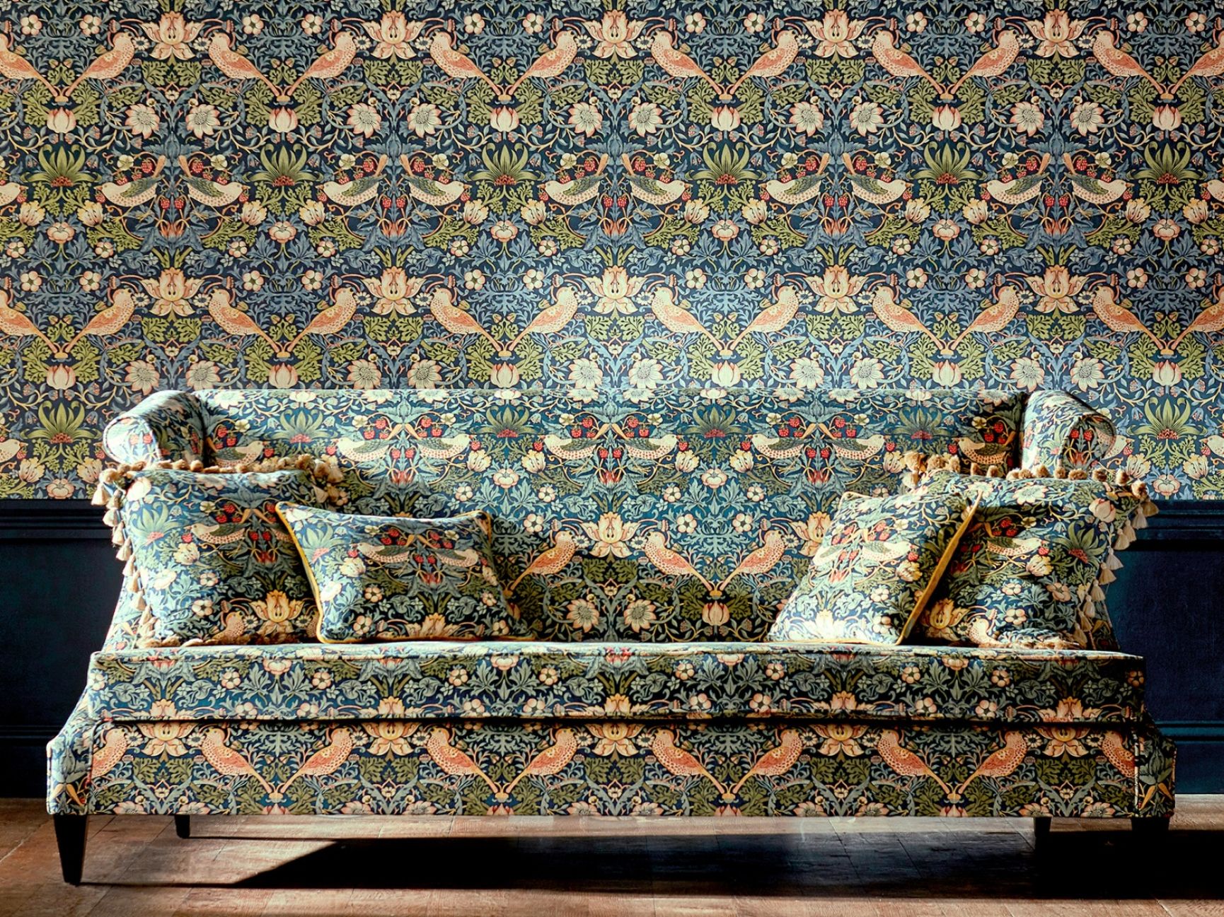 Shop Strawberry Thief wallpaper at Morris & Co.