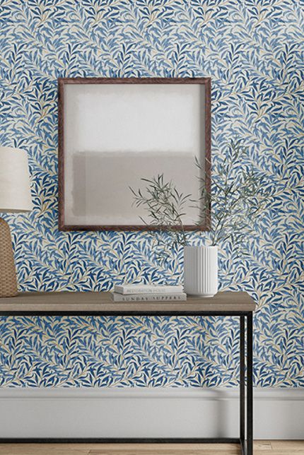 Shop Authentic William Morris Blue Wallpaper From Morris & Co.