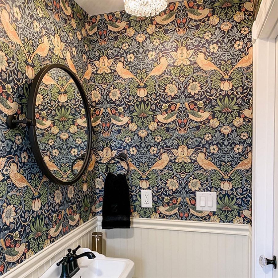 Strawberry Thief by William Morris at Morris & Co.